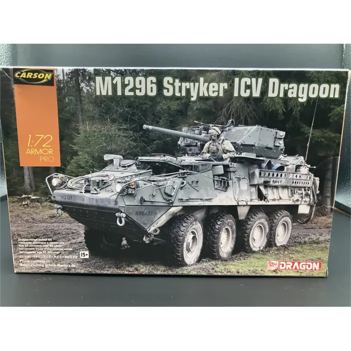 7686 M1296 Stryker ICV Dragoon 1:72 – Zwehrener Modellbaulädchen